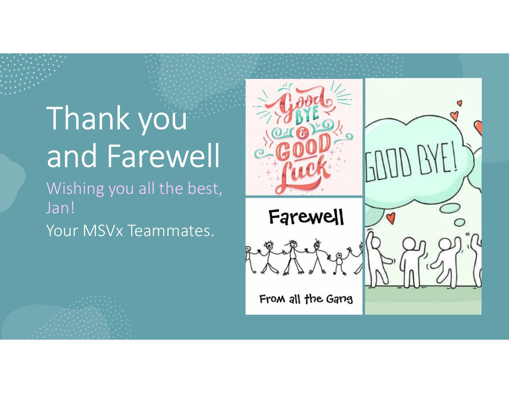 Greetings and farewell cards - Jan Affolter